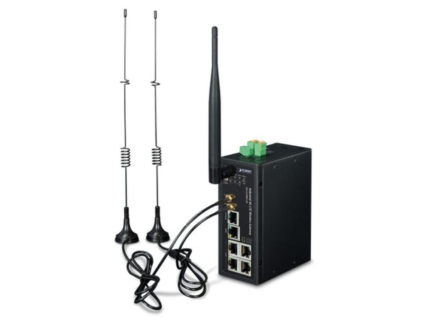 Industrial 4G LTE Cellular Wireless Gateway with 5-Port - Voiphardware.eu
